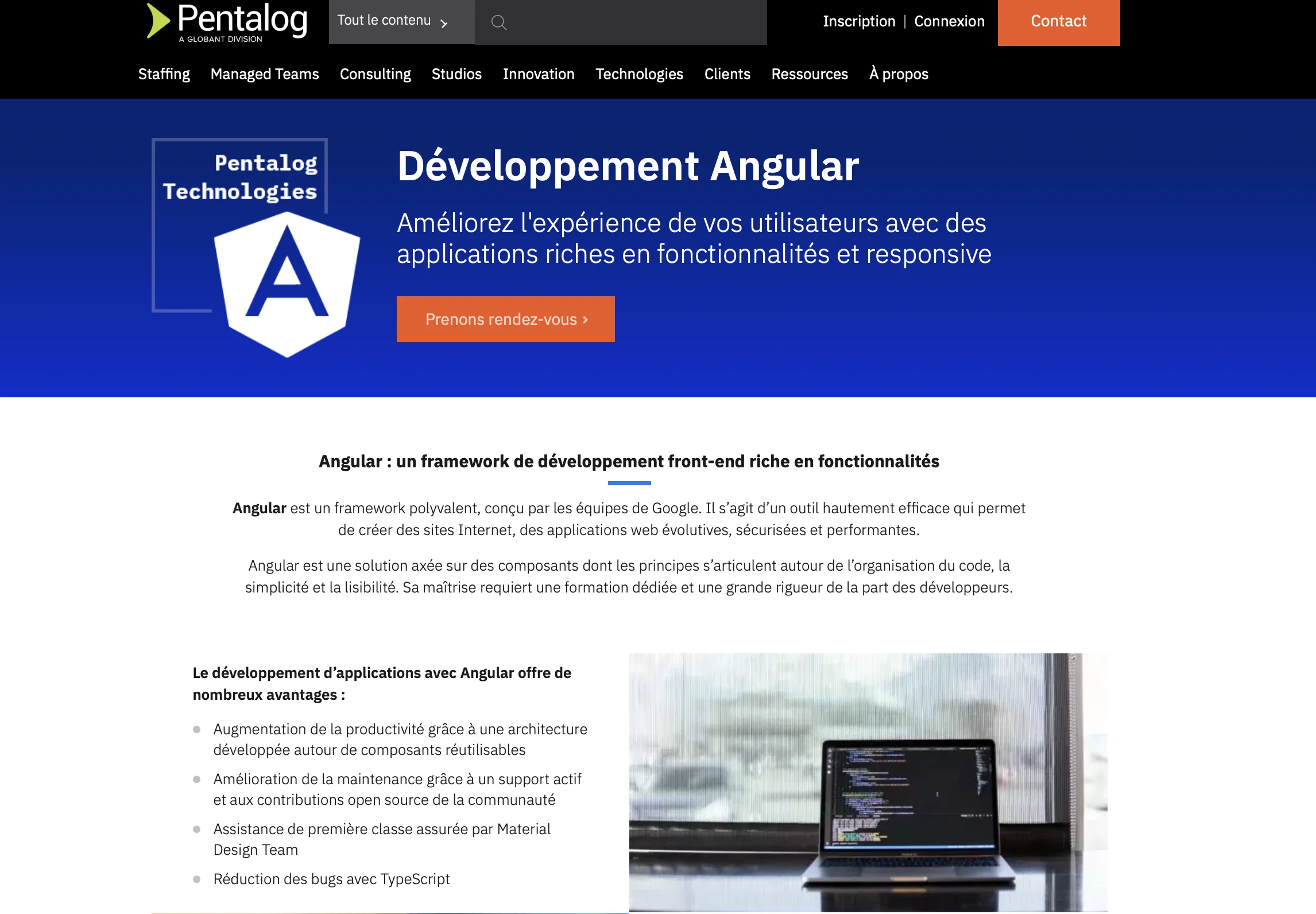 Top 5 des meilleures agences de développement Angular en France | Yield Studio